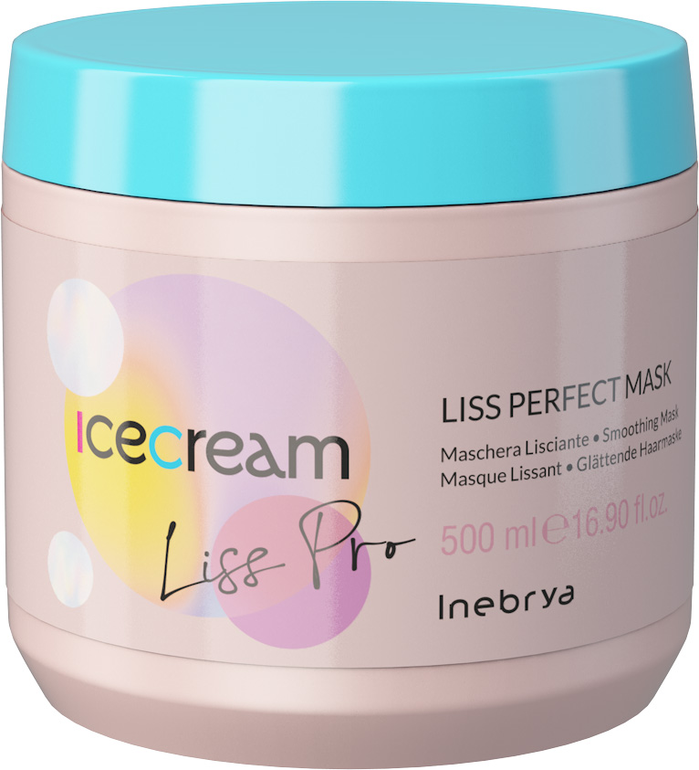 Inebrya Ice Cream Liss-Pro Liss Perfect Mask Caviale 500ml - Amarina
