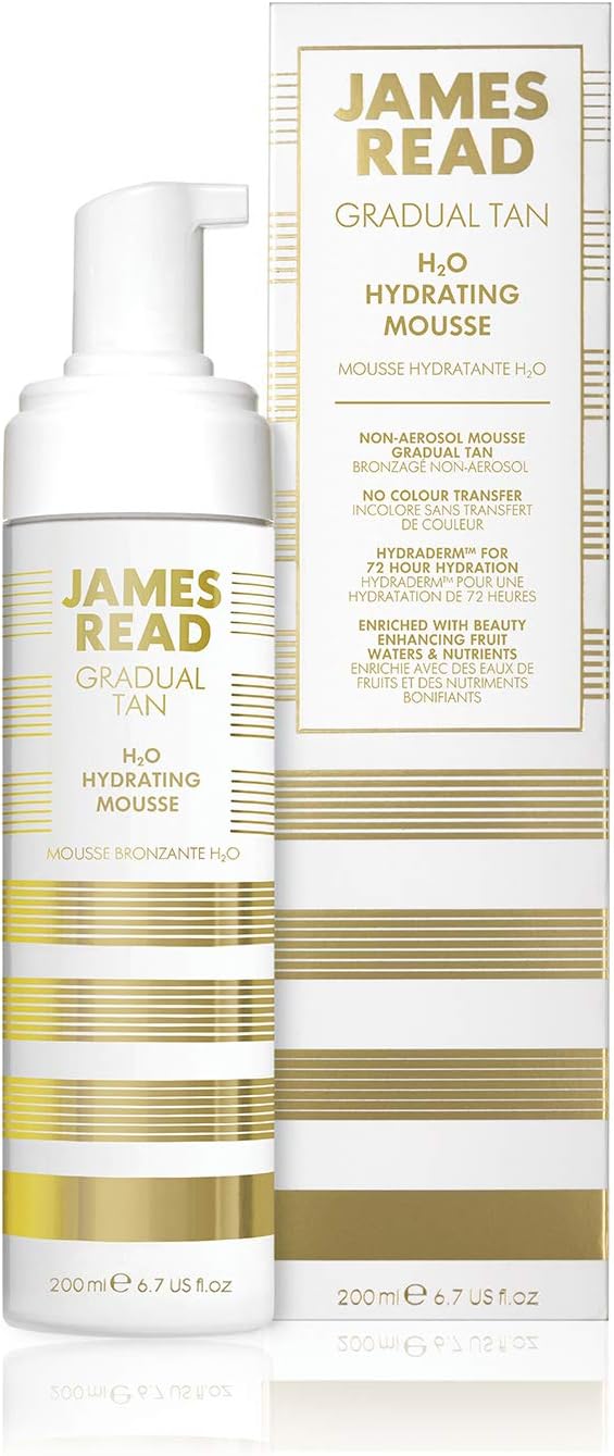 James Read Gradual Tan H2O Hydrating Mousse 200ml - 5000444040094 ...