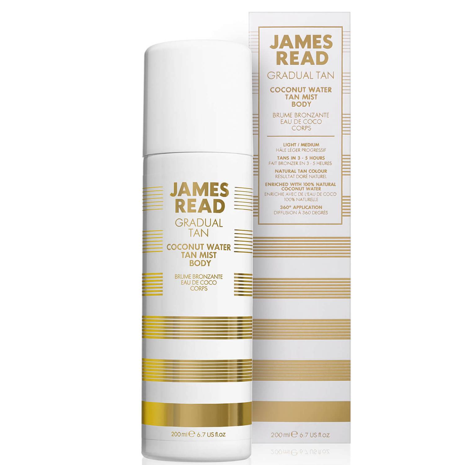James Read Gradual Tan Coconut Water Tan Mist Body 200ml ...